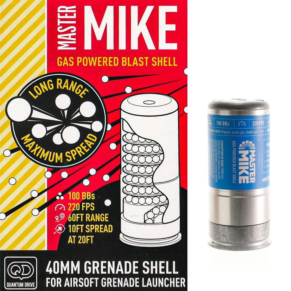 ライラクス AIRSOFT INNOVATIONS MASTER MIKE ガスパワー ブラストシェル エアガン エアーガン ガスガン